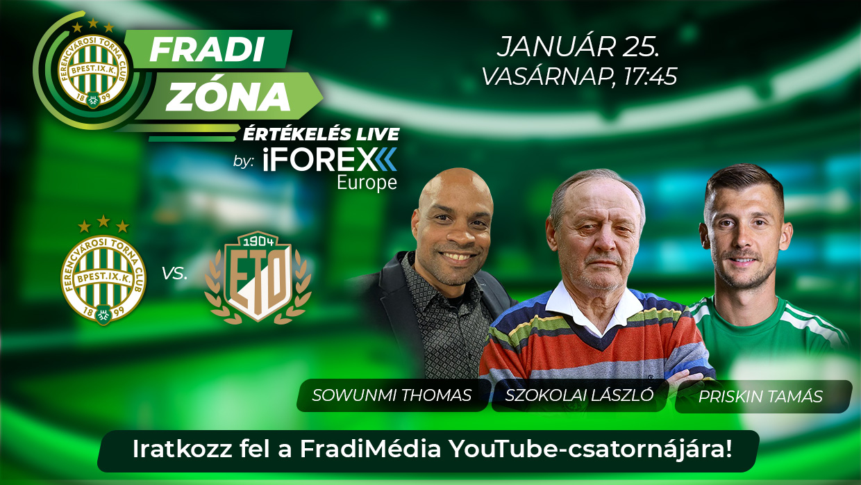 Fradi Zóna Értékelés Live az ETO FC ellen - Fradi.hu