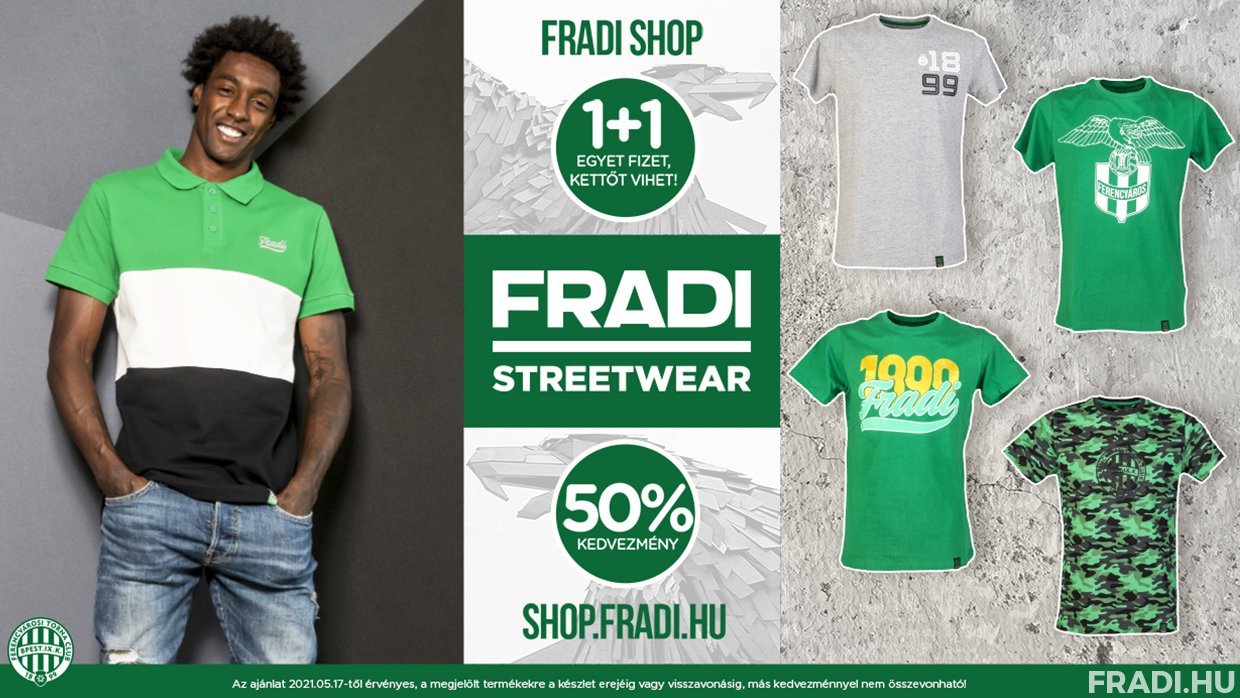 Irány a Fradi Shop: féláron kedvenc Streetwear pólóid! - Fradi.hu