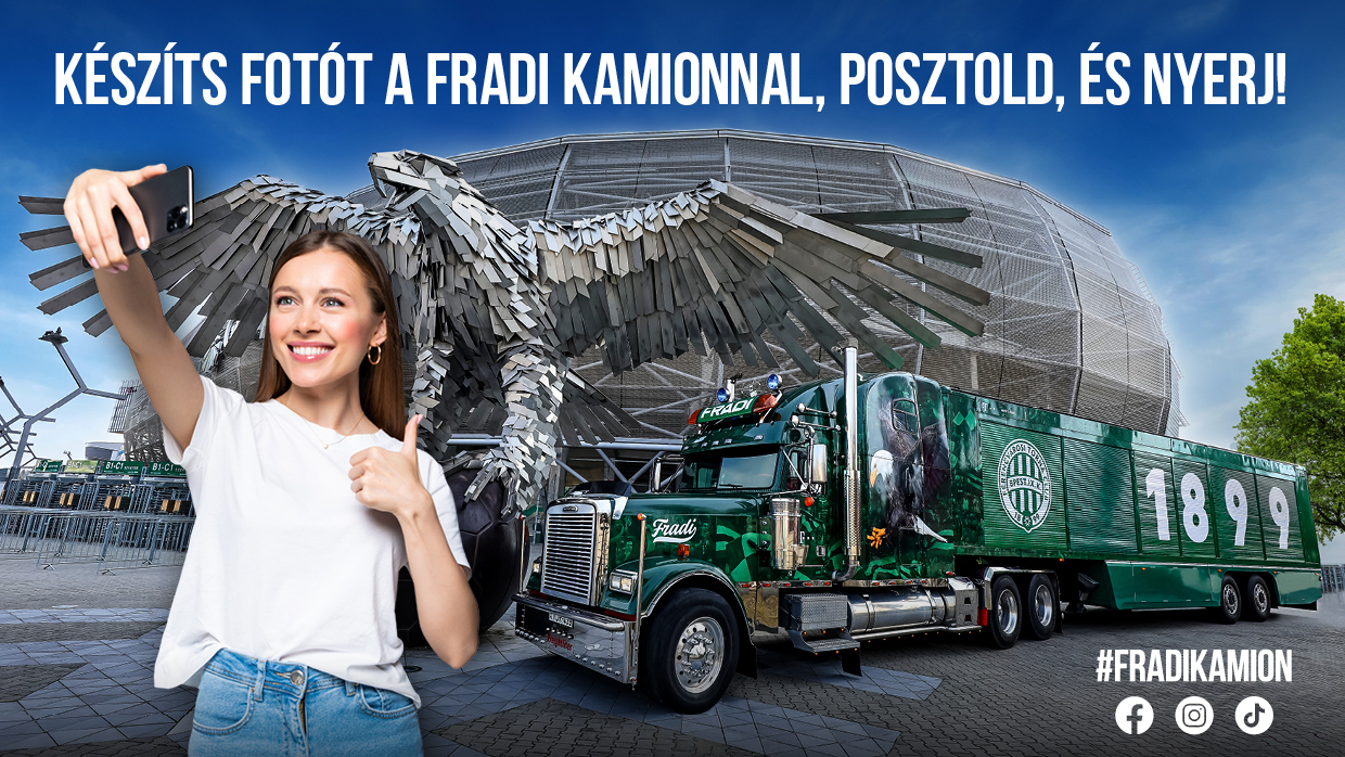 Játsszon és nyerjen a Fradi Kamionnal! - Fradi.hu