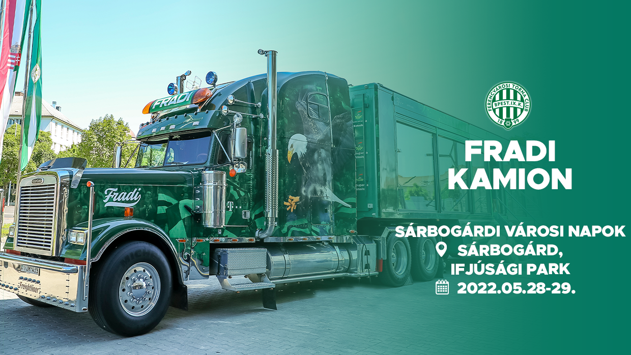 Fradi Kamion Sárbogárdon, a gyerekek nagy örömére - Fradi.hu