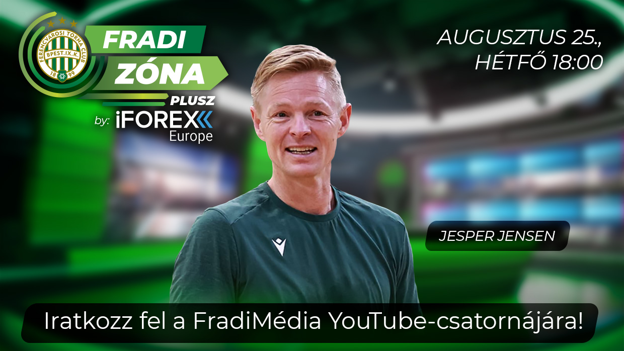 Fradi Zóna Plusz Jesper Jensennel - Fradi.hu