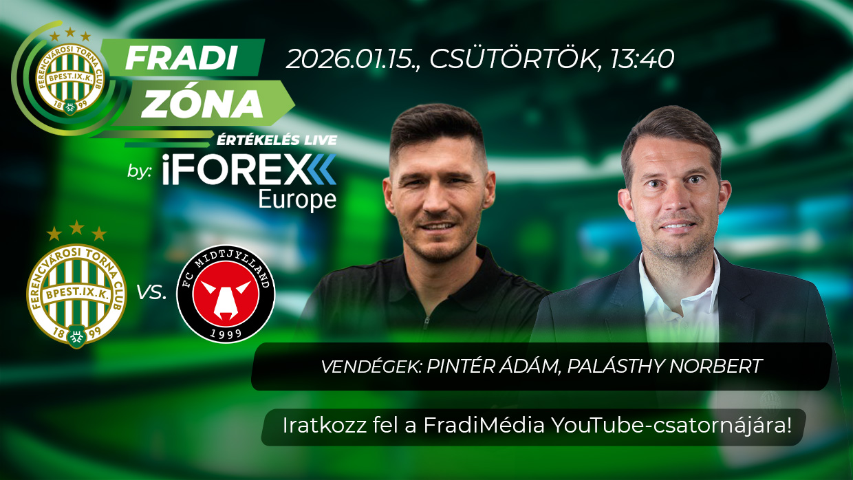 Fradi Zóna Értékelés Live a Midtjylland ellen - Fradi.hu