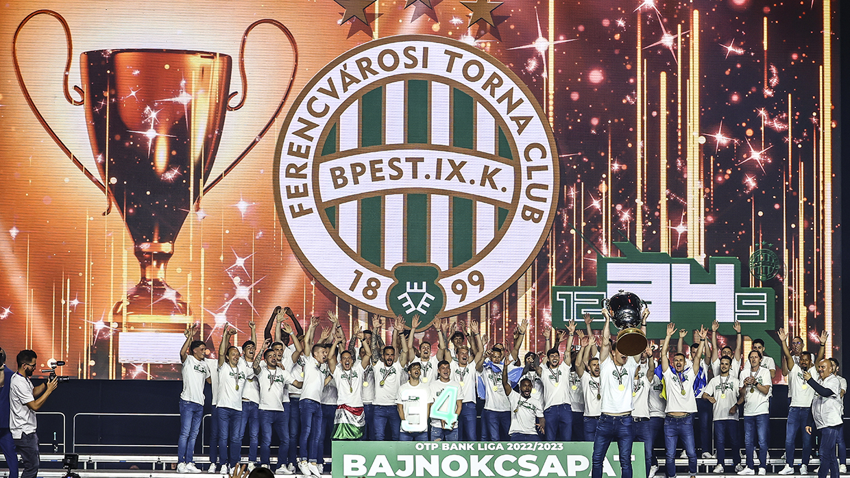 Exkluzív felvételek a bajnokavatóról - Fradi.hu