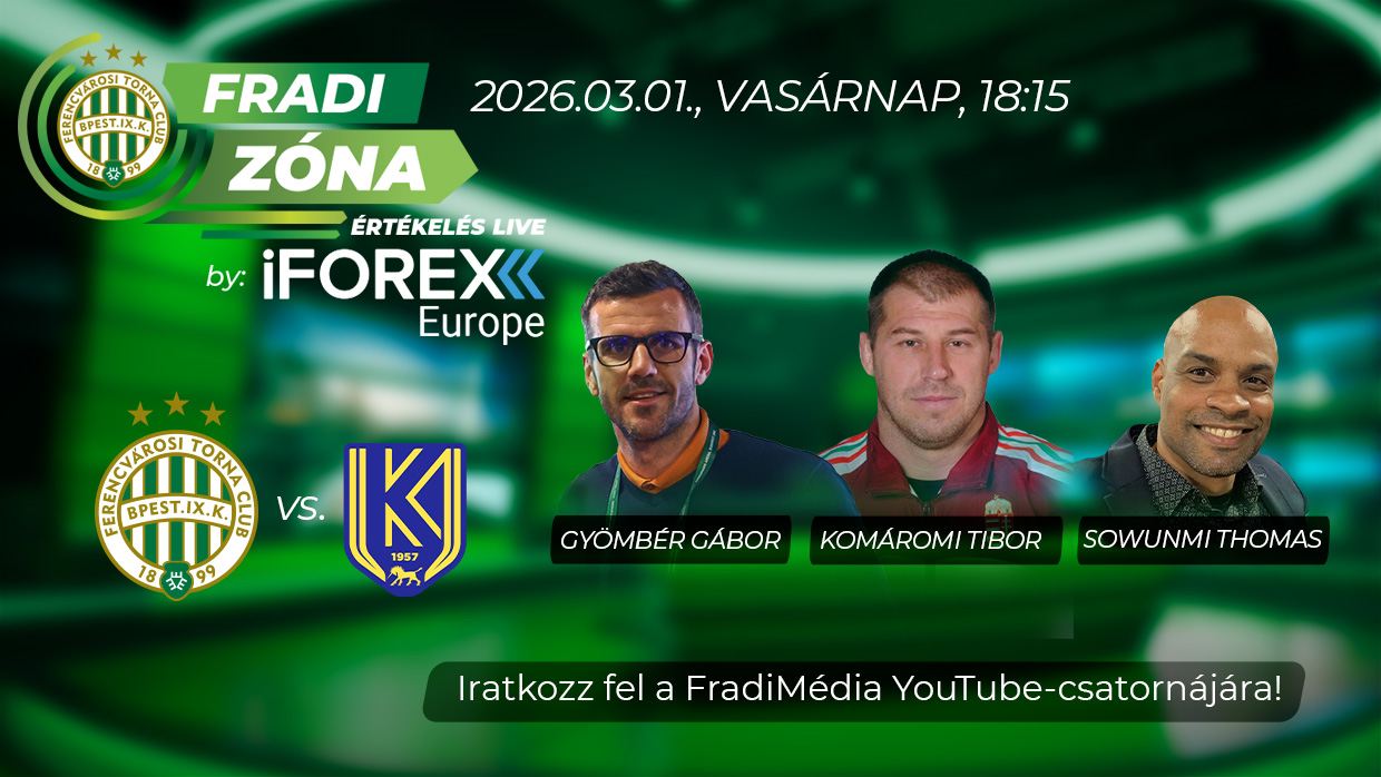 Fradi Zóna Értékelés Live a Kazincbarcika ellen is - Fradi.hu