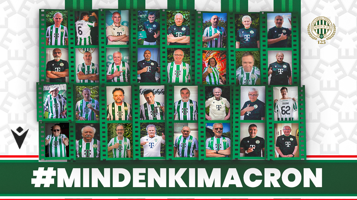 Az egész ország Fradi Macron-mezben - Fradi.hu