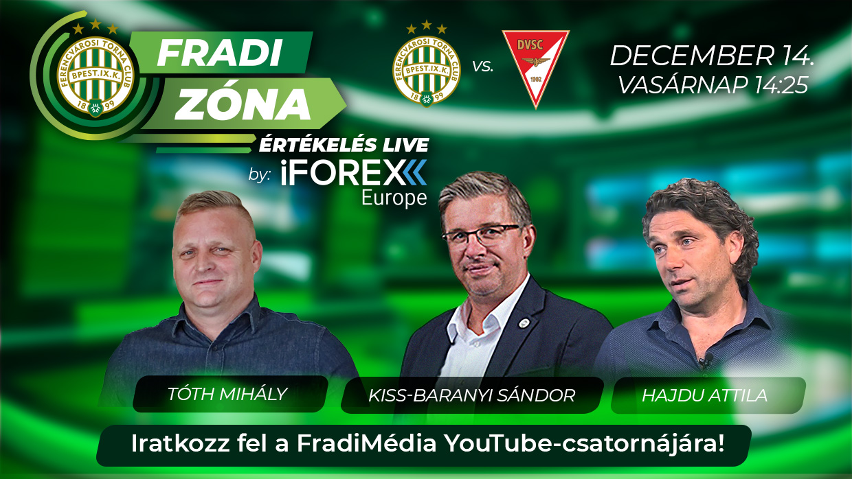 Fradi Zóna Értékelés Live a DVSC elleni bajnokin - Fradi.hu