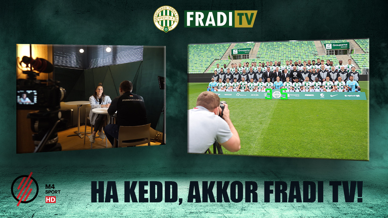 Csapatfotózás és Nerea Pena a Fradi TV-ben - Fradi.hu