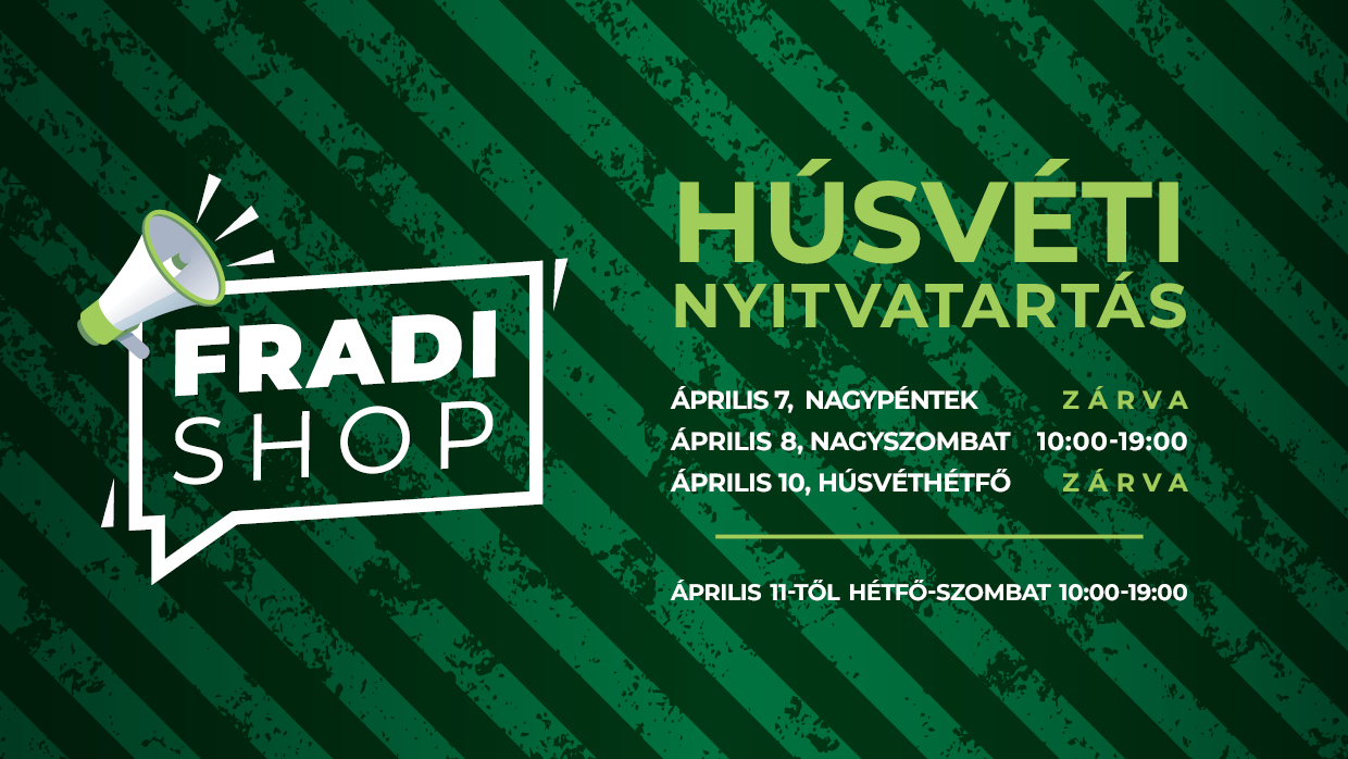 Fradi Shop: húsvéti nyitvatartás - Fradi.hu