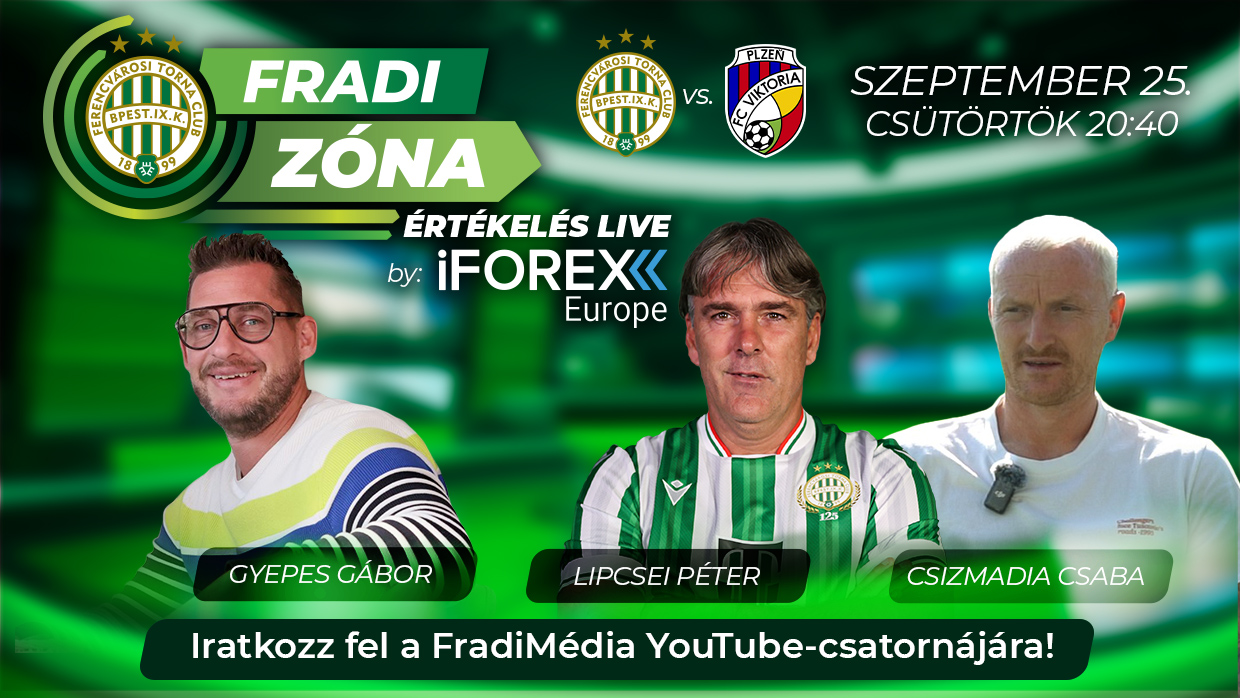 Fradi Zóna Értékelés Live a Viktoria Plzen ellen - Fradi.hu