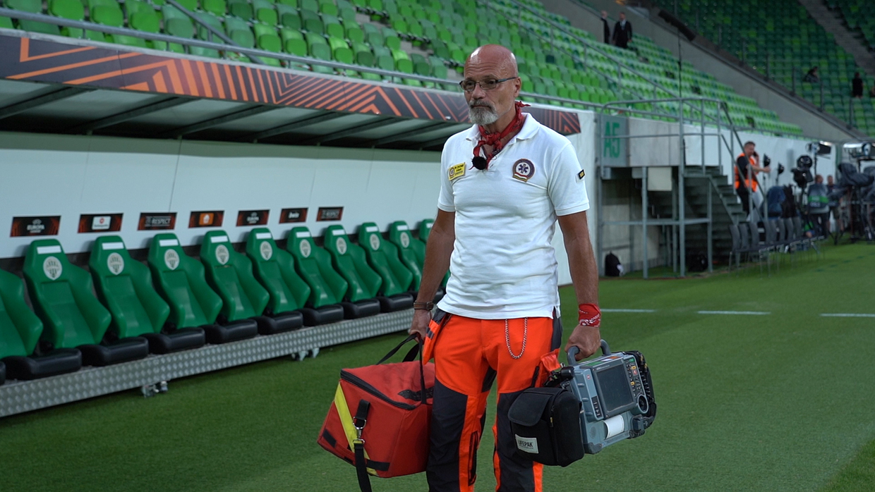 A népszerű fradista főorvos a Groupama Arénában - Fradi.hu