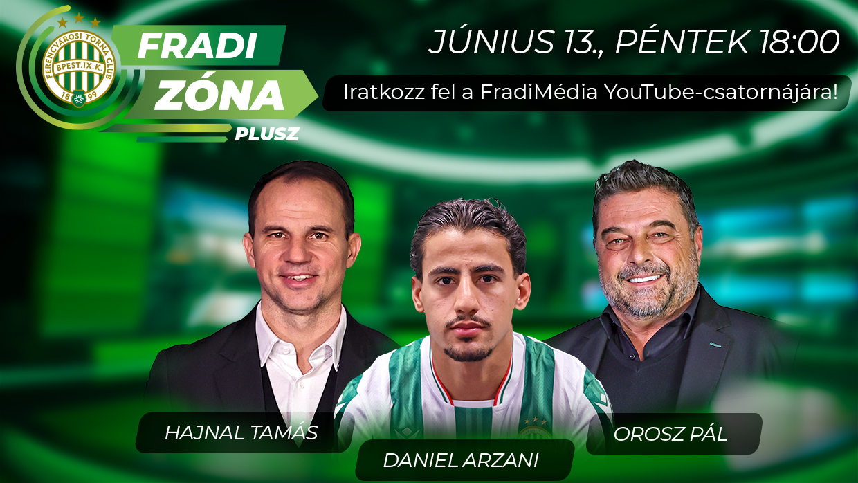 Új labdarúgónkkal jön a Fradi Zóna Plusz új része - Fradi.hu