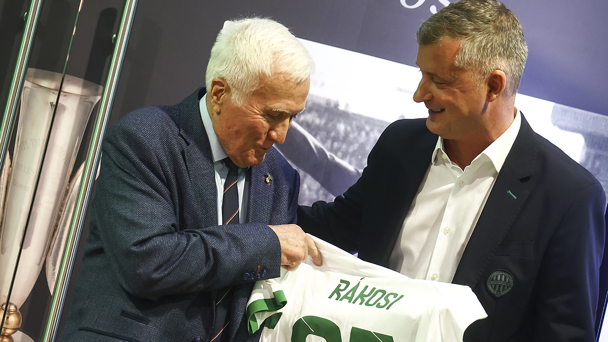 Könyvbemutató és kiállításmegnyitó Rákosi Gyulával - Fradi.hu