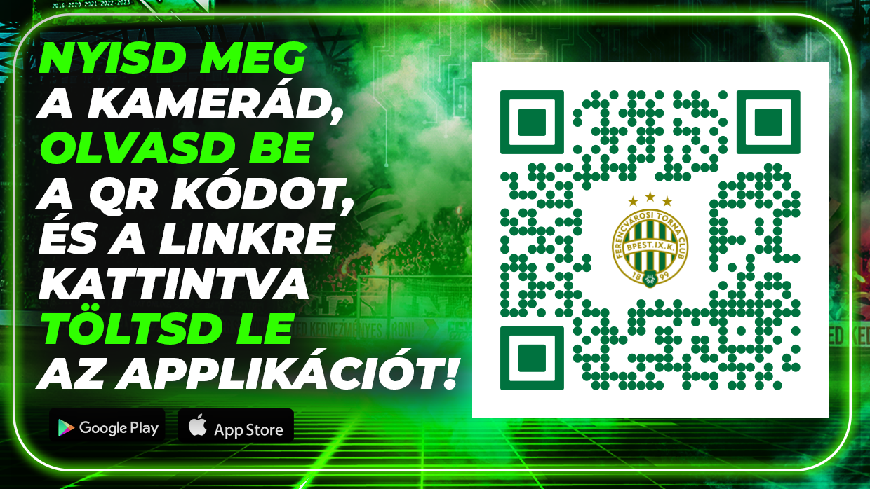 Töltsd le a Fradi App-ot egyszerűen, egy érintéssel! - Fradi.hu