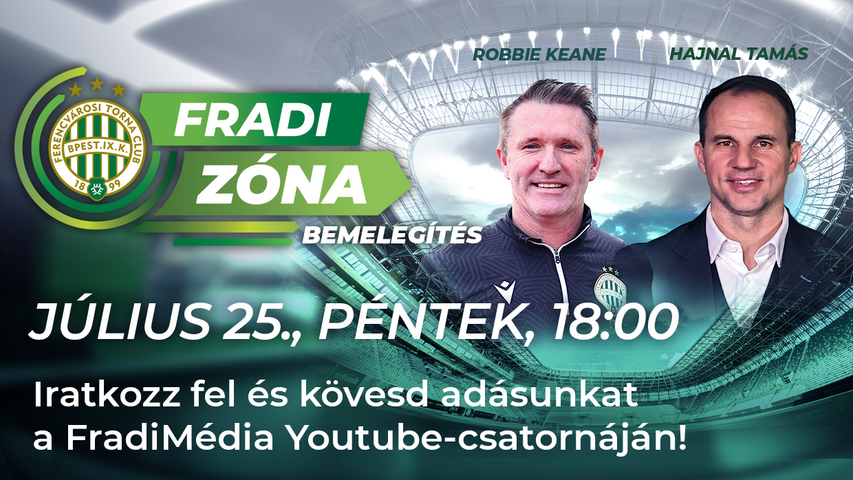 Érkezik a Fradi Zóna Bemelegítés legújabb része - Fradi.hu