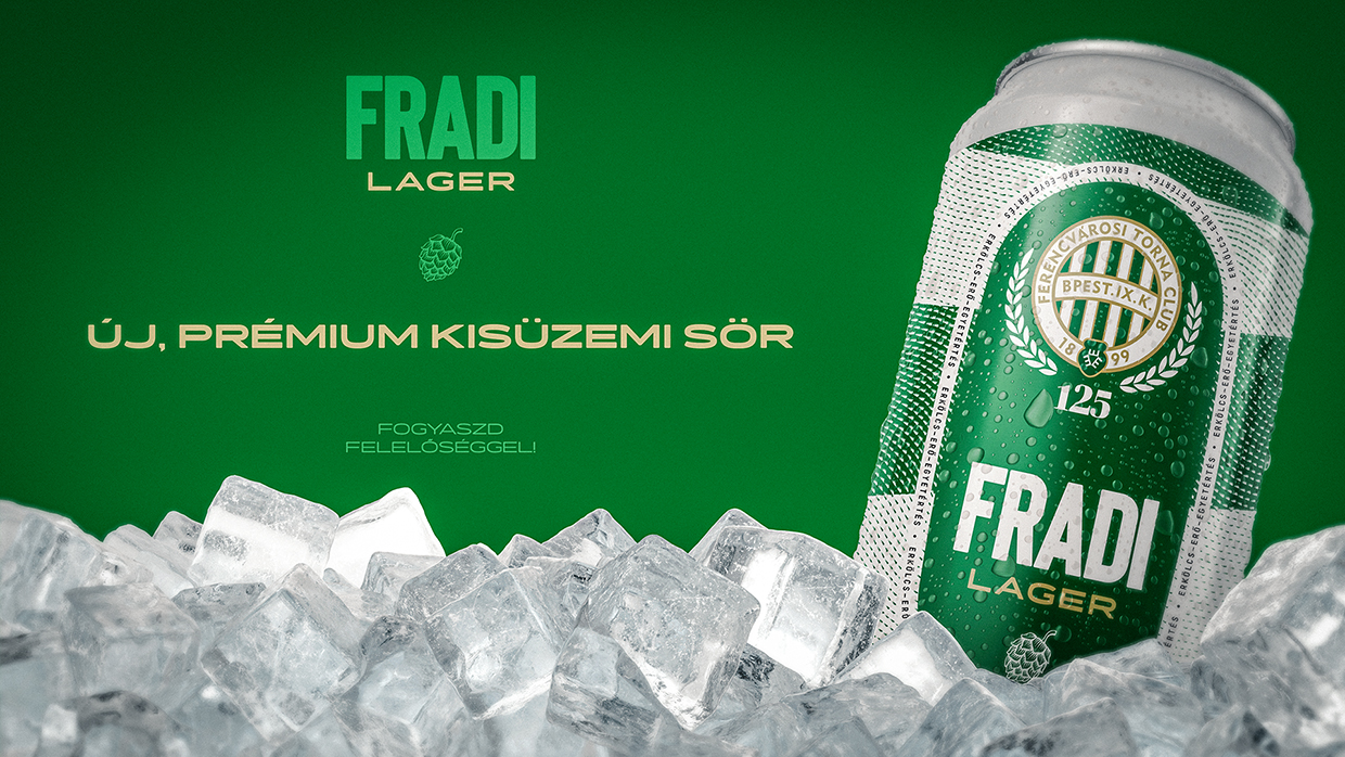 Megérkezett a Fradi Lager - Fradi.hu